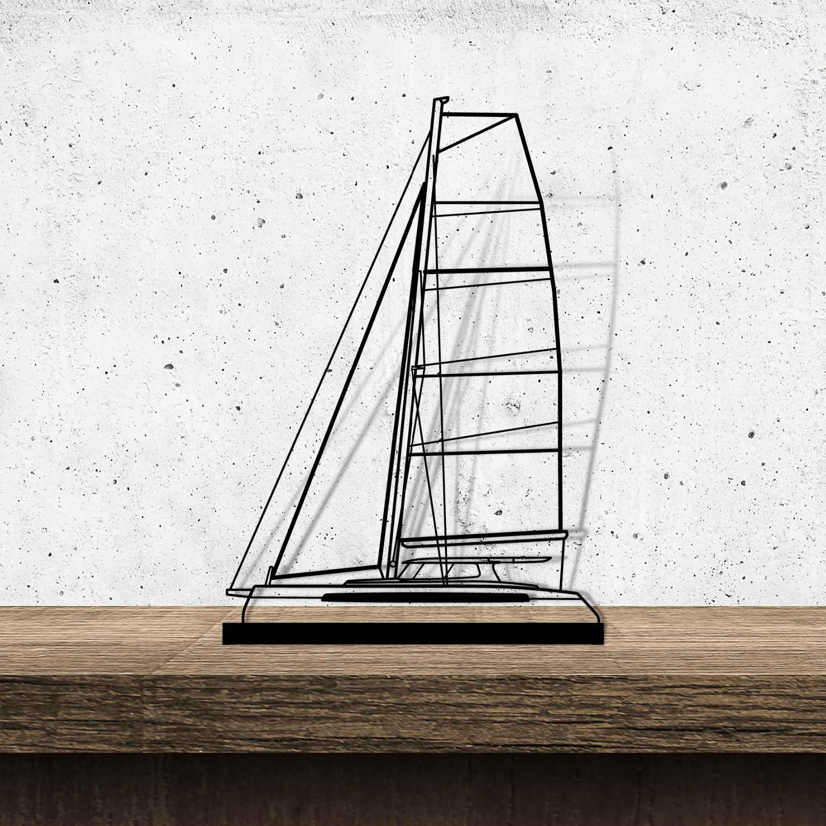 526 Silhouette Metal Art Stand – Ocean Silhouettes