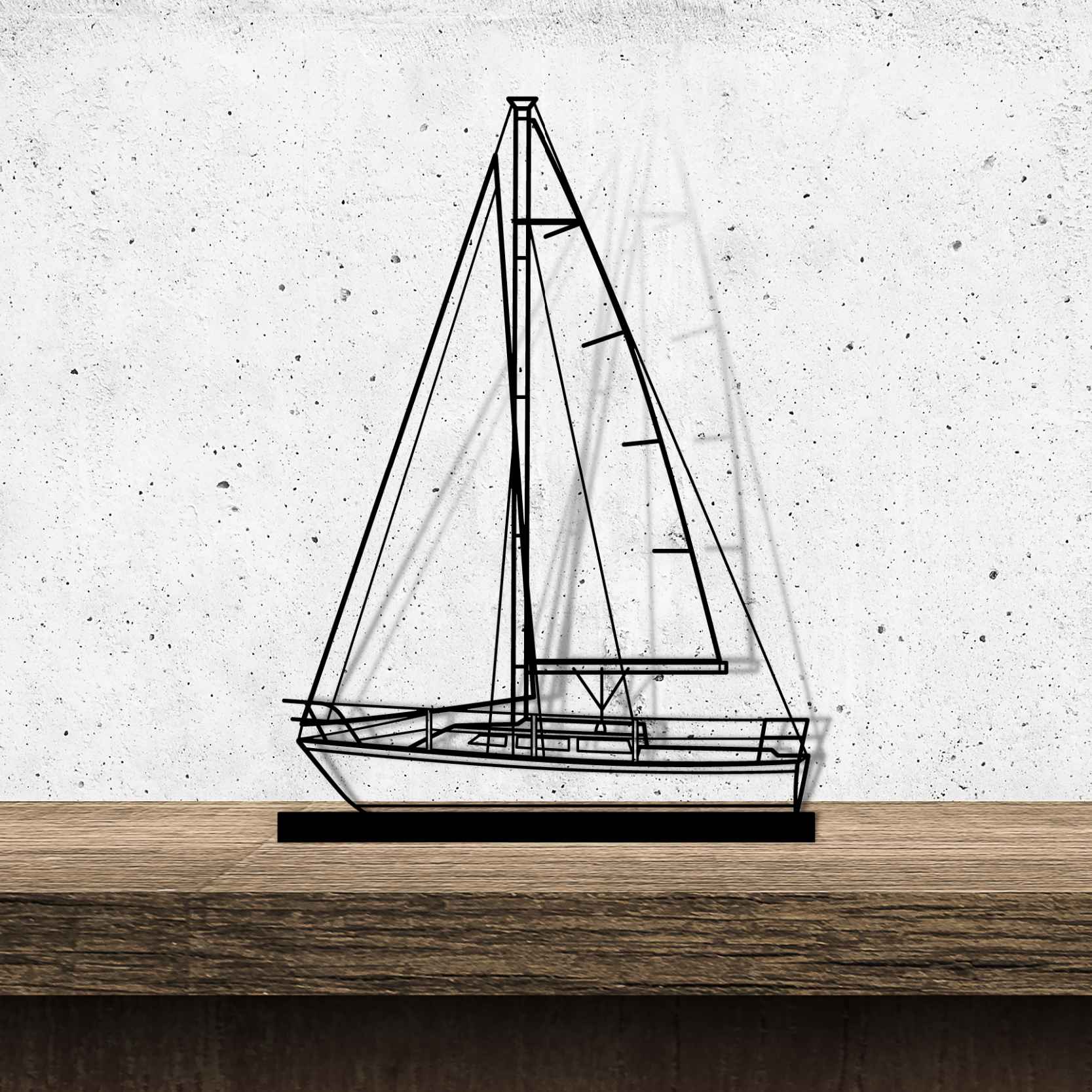 27 Silhouette Metal Art Stand – Ocean Silhouettes